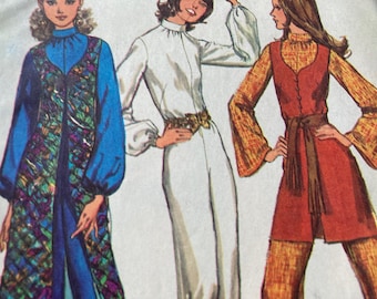 Vintage 1970s Simplicity 5010 Sewing Pattern Size 16 Bust 38 FF - Etsy
