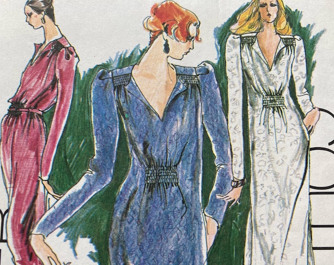 Vintage 1980's Vogue 9019 Sewing Pattern Size 12-14-16 FF - Etsy