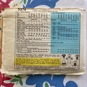 SALE Vintage 1970s Mccall’s 5374 Sewing Pattern Size 7 Bust 31 or Size ...