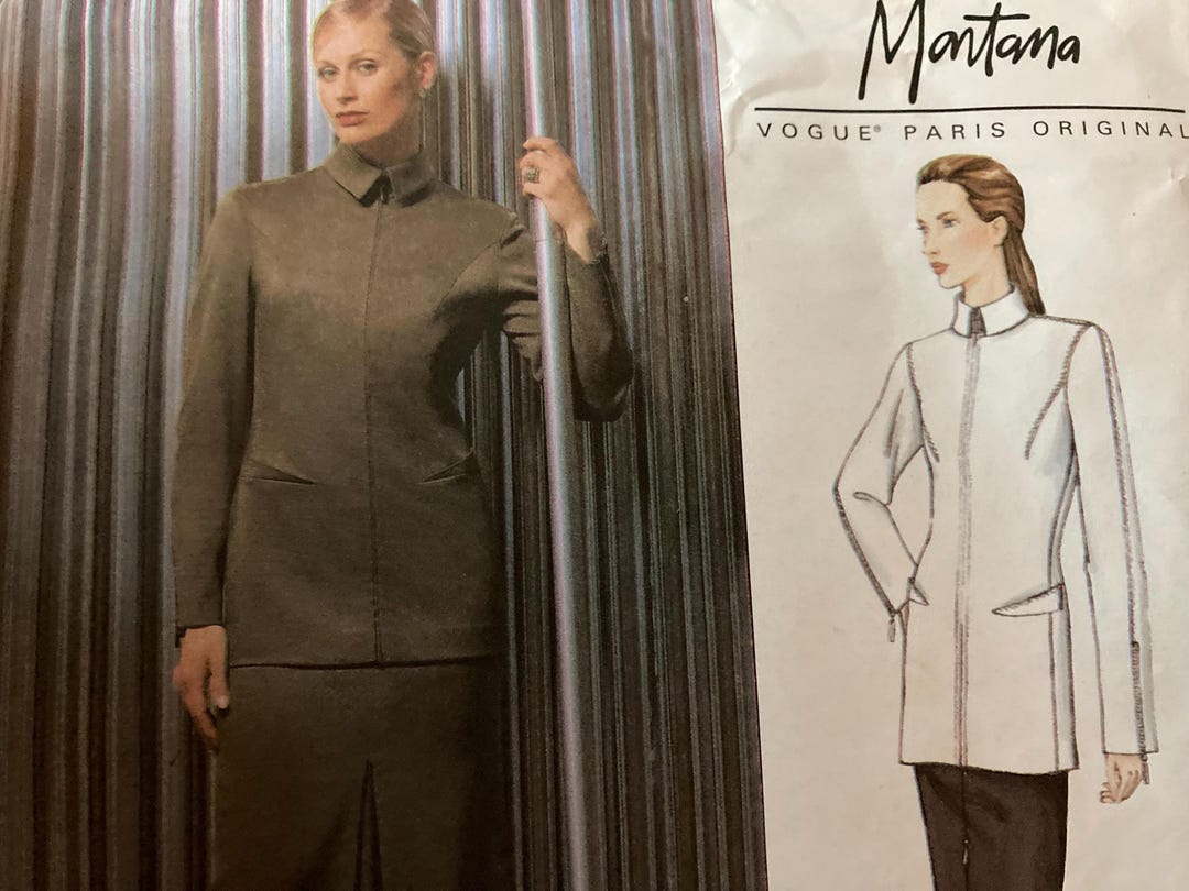 Vogue 2589 Paris Original MONTANA Sewing Pattern 8-10-12 FF - Etsy