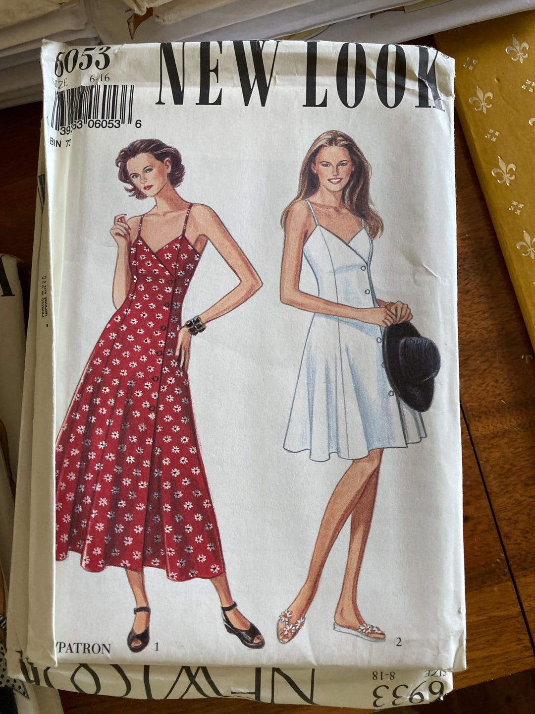 Vintage 1980s NEW LOOK 6053 Sewing Pattern FF - Etsy