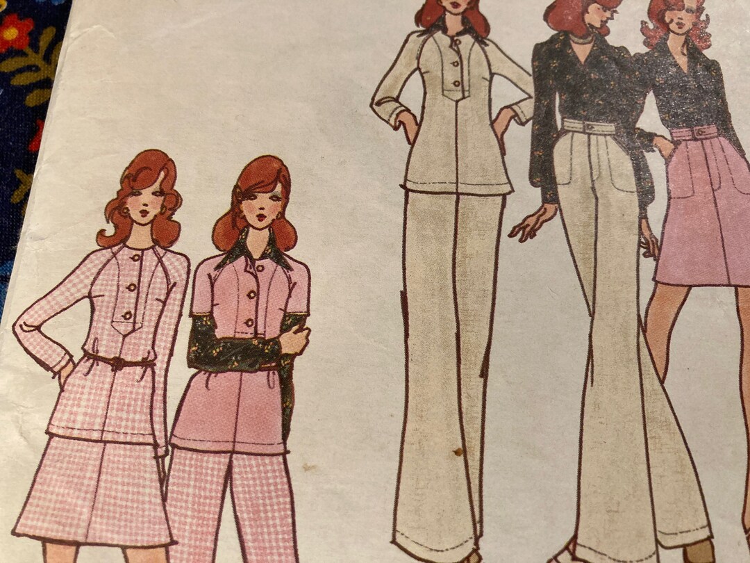 Vintage 1970s Butterick 3030 KENZO Sewing Pattern Size 8 Bust 31.5 or ...