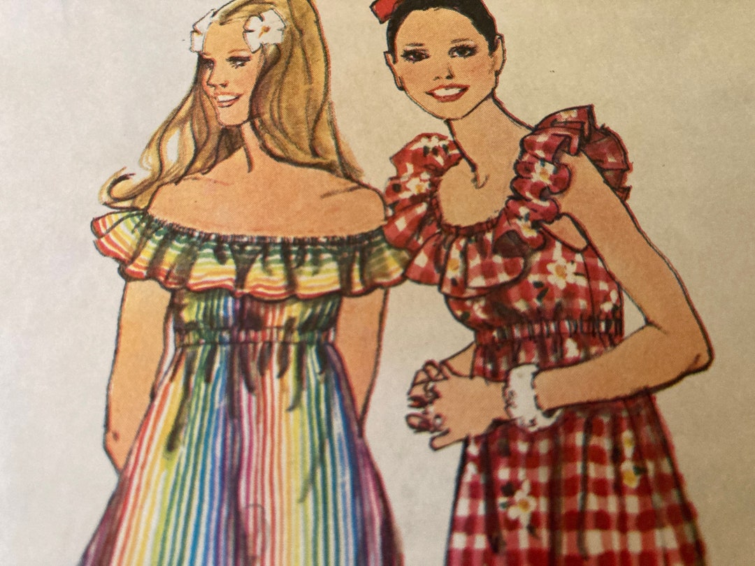 Vintage 1970s Simplicity 5673 Sewing Pattern Size 12 Bust 34 - Etsy