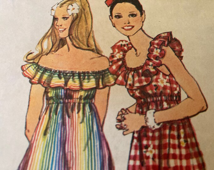 Vintage 1970s Vogue 8906 Sewing Pattern Size 12 Bust 34 - Etsy