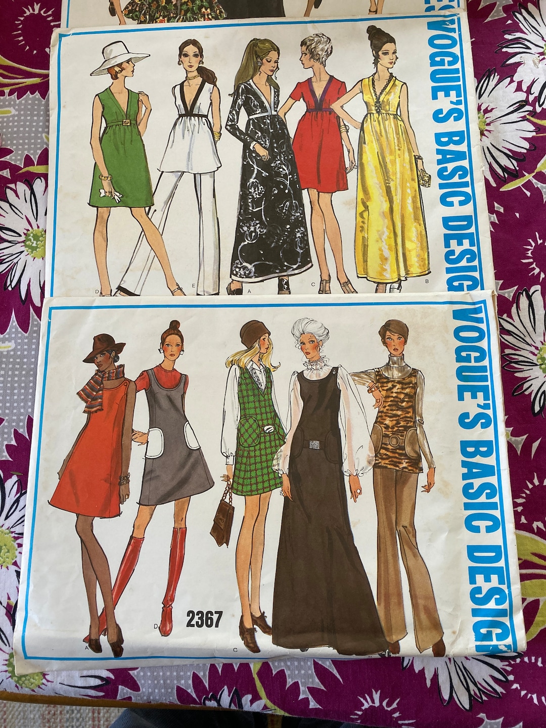 Vintage 1970's Vogue's Basic Design 2367 or 2297 Sewing Pattern U ...