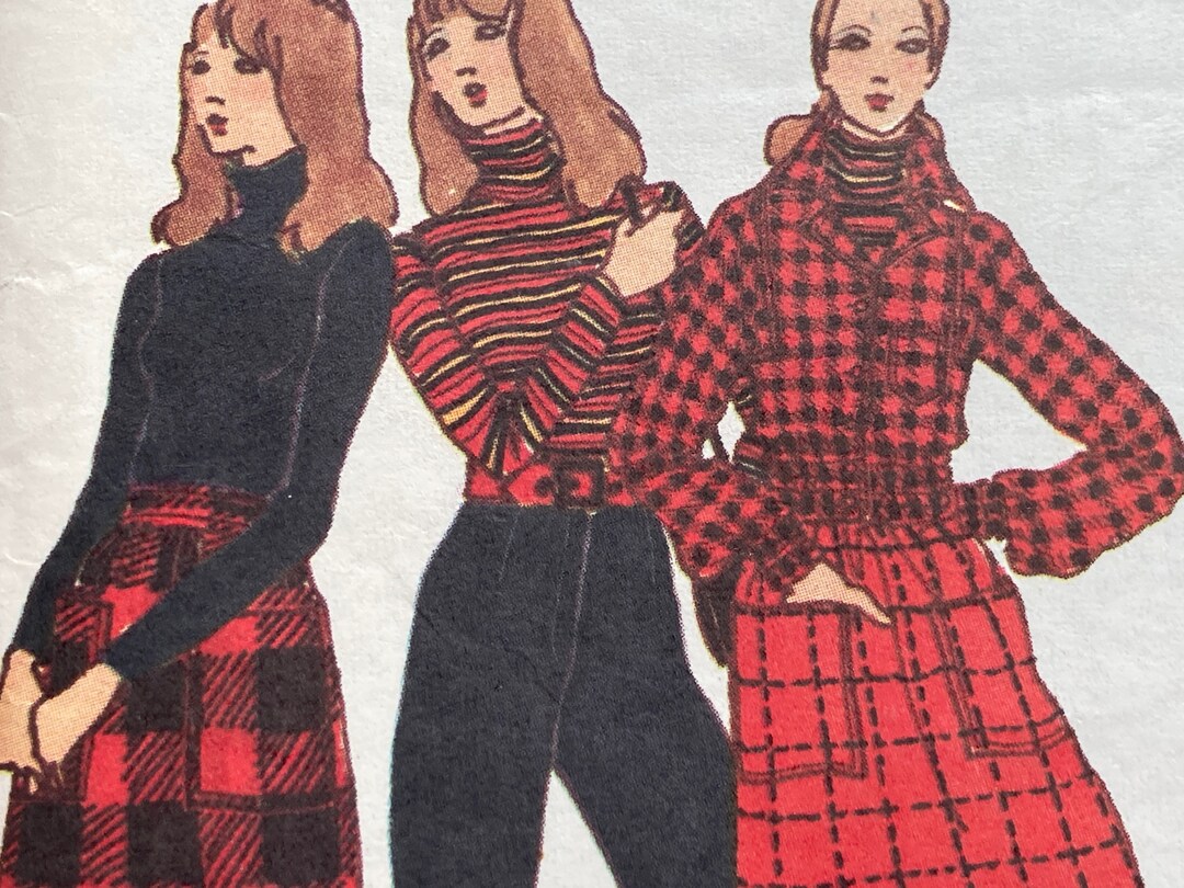 Vintage 1970s Butterick 6788 KENZO of J.A.P. Sewing Pattern Size 12 ...