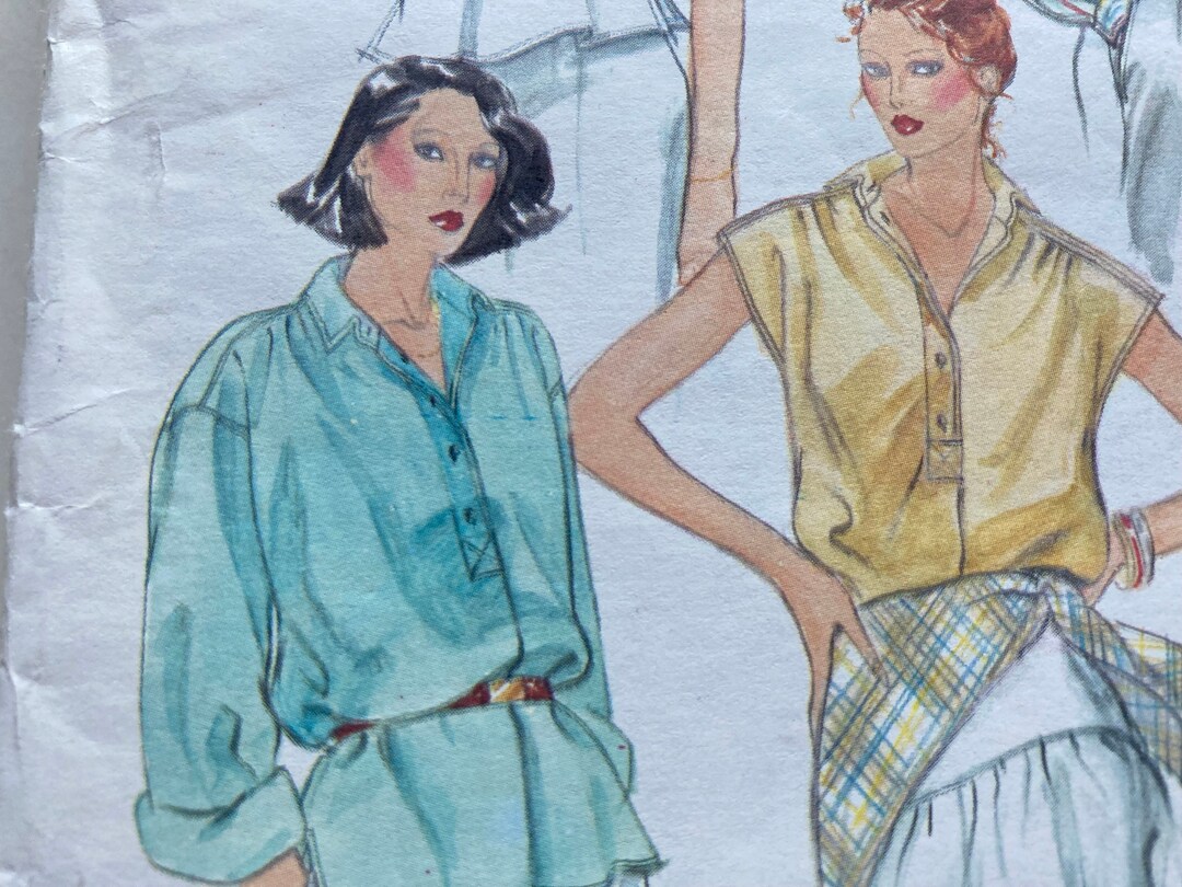 Vintage 1970's Vogue 7037 Sewing Pattern Size 12 Bust 34 - Etsy