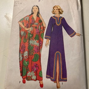 Vintage 1970's Simplicity 5315 Caftan Sewing Pattern Size - Etsy