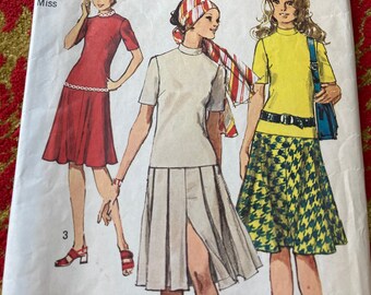 Vintage 1970s Simplicity 7006 Sewing Pattern Size 12 Bust 34 - Etsy