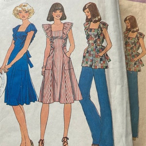 Vintage 1970s Simplicity 7438 Sewing Pattern Size Small 8-10 Bust 31.5 ...