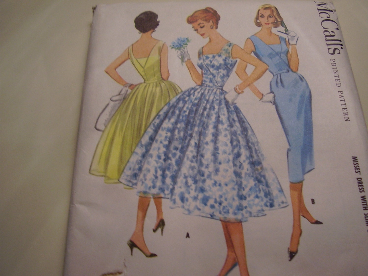 Vintage 1950's Mccall's 4116 Dress Sewing Pattern Size - Etsy
