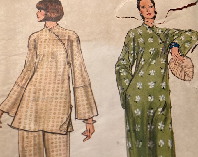 Vintage 1970s Vogue 9304 Sewing Pattern Size 12 Bust 34 FF - Etsy