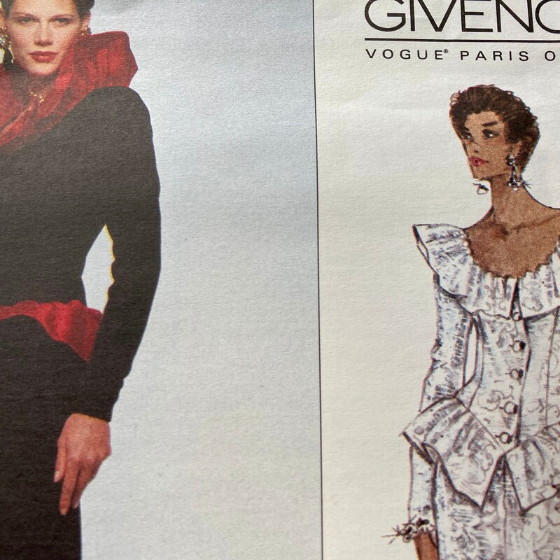 Vogue Patterns Givenchy - Etsy