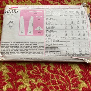 Vintage 1970 Simplicity 9565 Sewing Pattern Size Small 810 - Etsy