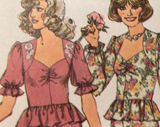 Vintage 1970s Simplicity 6447 Sewing Pattern Size 14 Bust 36 or Size 16 ...