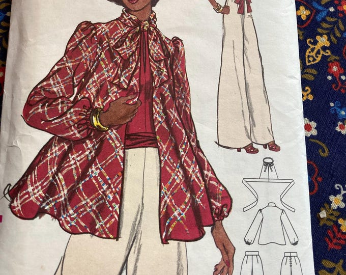 Vintage 1970s Vogue 8717 Sewing Pattern Size 12 Bust 34 - Etsy