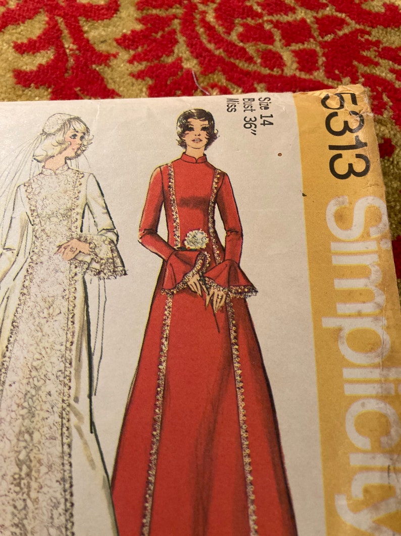 Vintage 1970s Simplicity 5313 Sewing Pattern Size 14 Bust 36 - Etsy