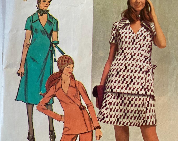 Vintage 1970s Simplicity 9611 Sewing Pattern Size 14 Bust 36 - Etsy