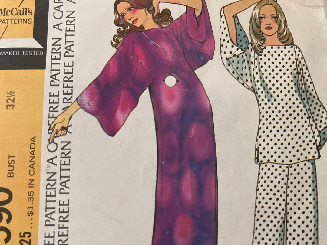Vintage 1970s Mccall's 3590 Halston Sewing Pattern Size 20 Bust 42 - Etsy
