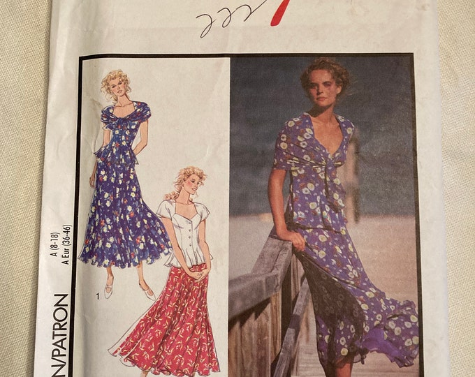 Vintage 1990's Style 1734 Sewing Pattern FF - Etsy