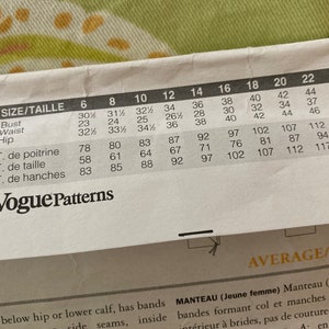 Vintage 1990s Vogue 1859 Designer Original Izzey Miyake Sewing Pattern ...