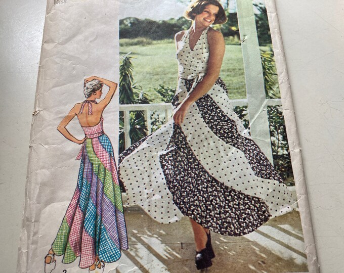 Vintage 1970s Simplicity 6312 Sewing Pattern Size Medium 12–14 Bust 34 ...