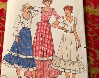 Vintage 1970’s Butterick 6977 BETSEY JOHNSON Jacket, Top, Skirt, Pants ...