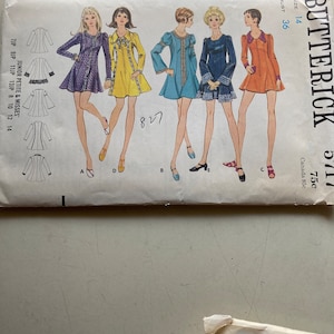 Vintage 1970's Butterick 5717 Sewing Pattern Size 14 Bust 36 FF - Etsy