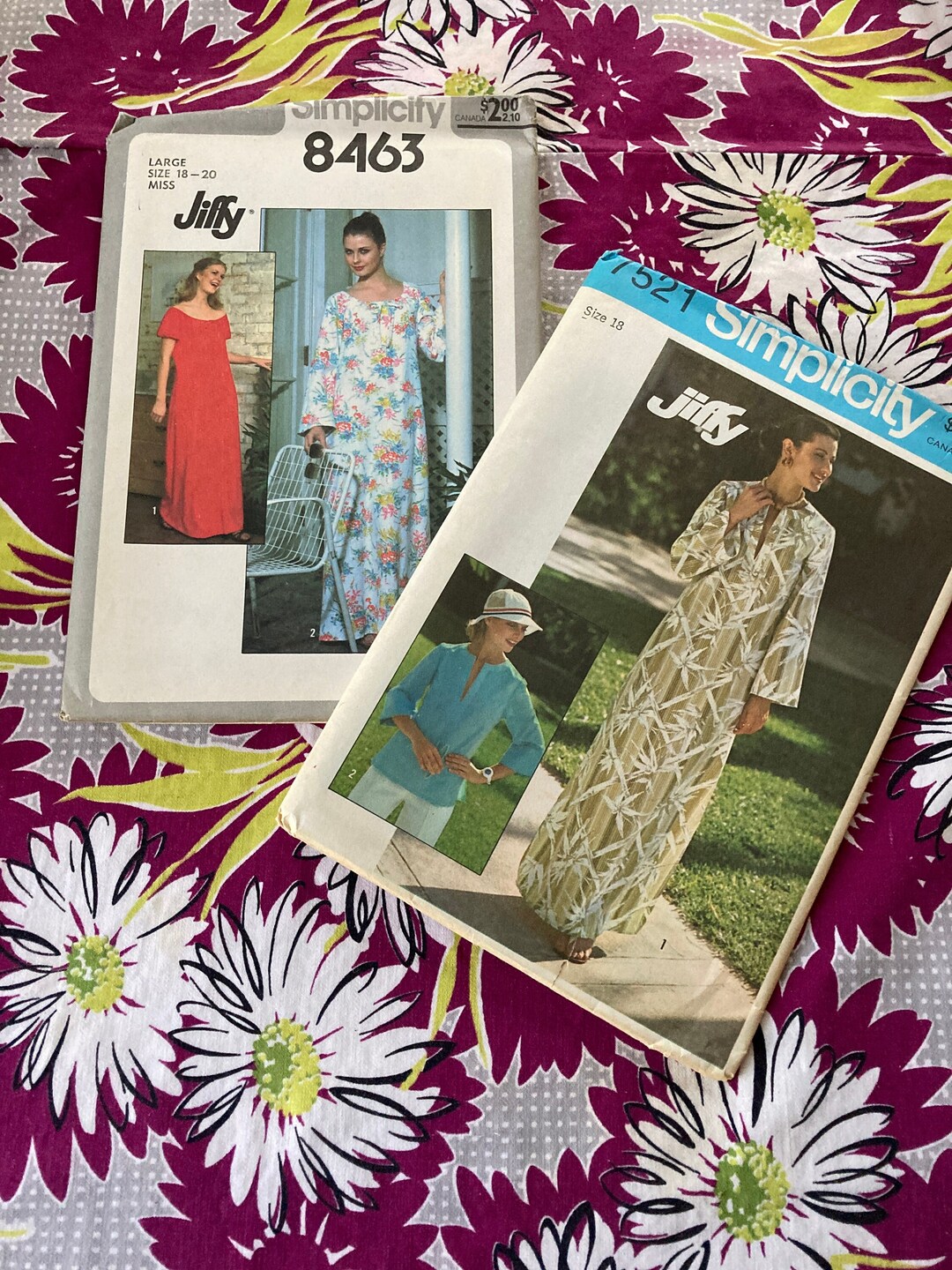 Vintage 1970's Simplicity 8463 or Simplicity 7521 Sewing Pattern FF - Etsy