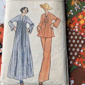 Vintage 1970s Vogue 8587 Sewing Pattern Size 12 Bust 34 or | Etsy