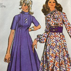 Vintage 1970s Simplicity 9303 Sewing Pattern Size 10 Bust 32.5 - Etsy