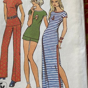 Vintage 1970s Simplicity 9972 Sewing Pattern Size 10 Bust 32.5 or Size ...