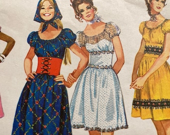 Vintage 1970's Simplicity 9811 Sewing Pattern Size 10 Bust 32.5 or Size ...