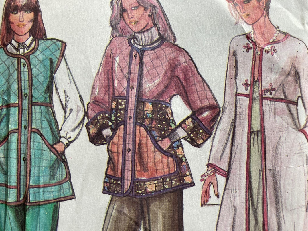 Vintage 1970s Butterick 3385 Sewing Pattern Size Medium 12–14 Bust 34 ...