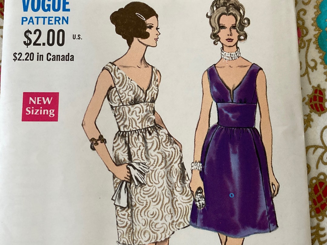 Vintage 1970s Vogue 7642 Sewing Pattern Size 8 Bust 31.5 FF - Etsy