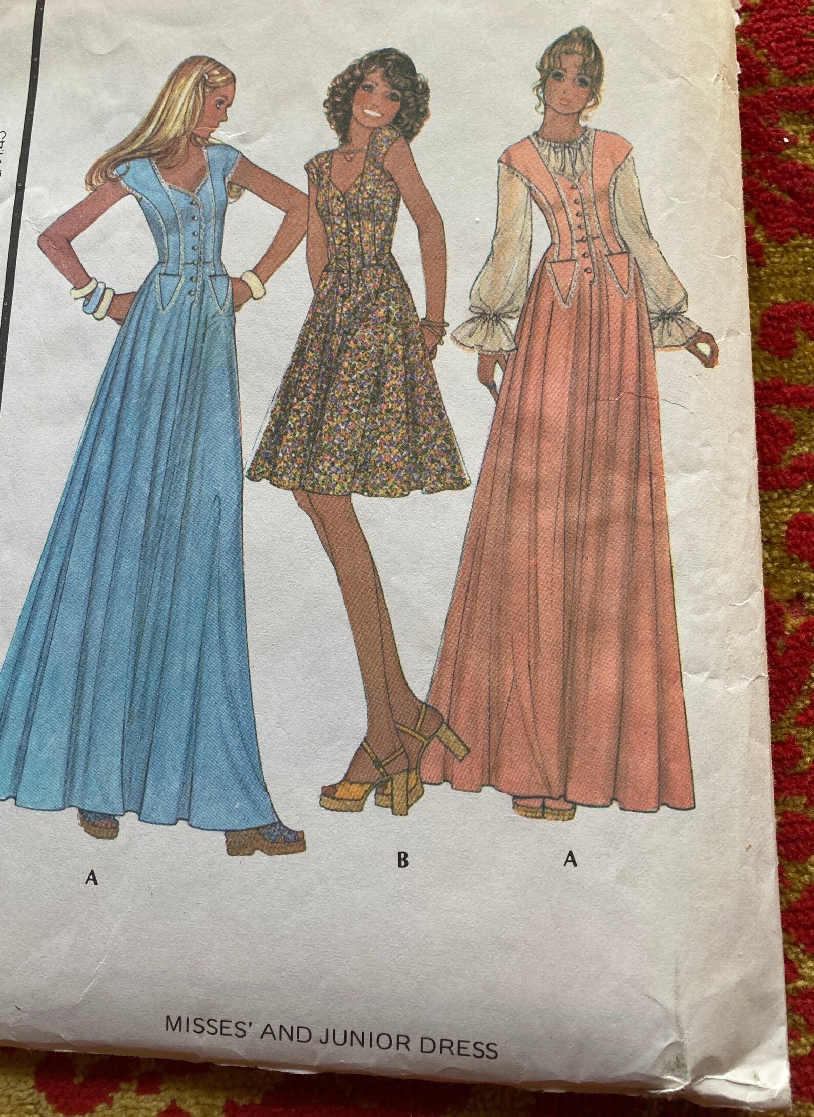 Vintage 1970s Mccall's 4405 Sewing Pattern Size 9 Bust 32 - Etsy