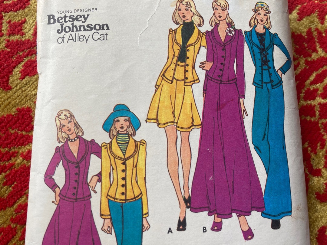Vintage 1970s Butterick 3292 Betsey Johnson, Sewing Pattern Size 10 ...
