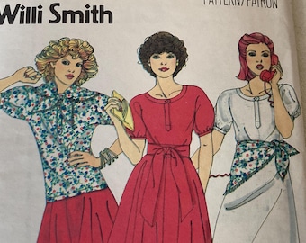 Vintage 1970s Butterick 4094 WILLI SMITH Sewing Pattern Size 16 Bust 38 ...
