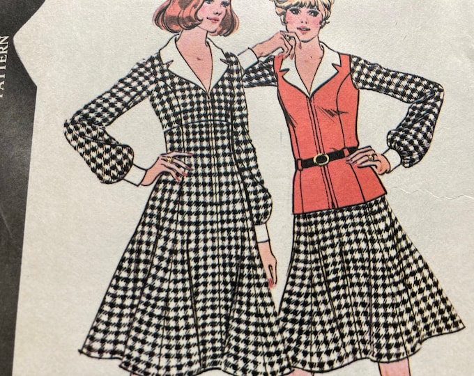 Vintage 1970's, 80's Simplicity 9403 Couturier Designer Richard Assatly ...