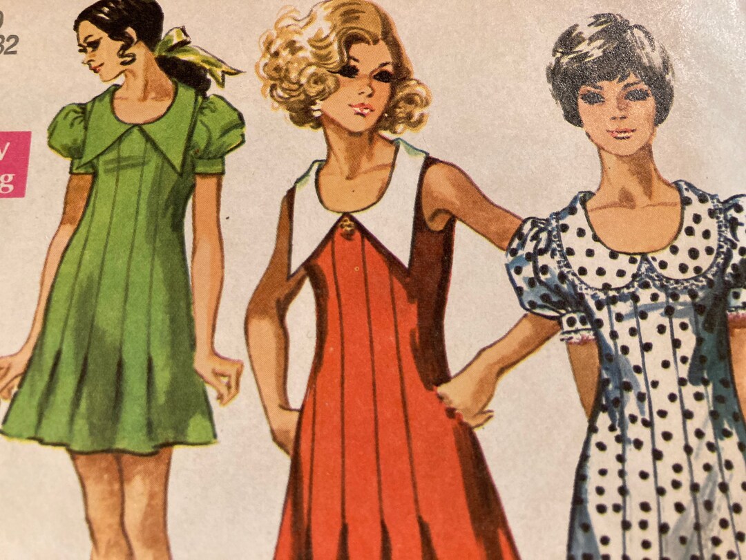 Vintage 1970s Simplicity 8599 Size 12 Bust 34 - Etsy