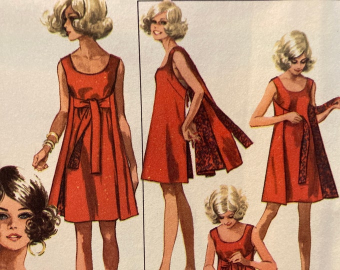 Vintage 1960s Simplicity, 8125 Sewing Pattern Size Large 16-18 Bust 38 ...