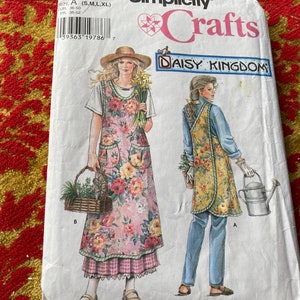 Vintage 1990s Simplicity 7481 Daisy Kingdom Sewing Pattern Size S,M,L ...