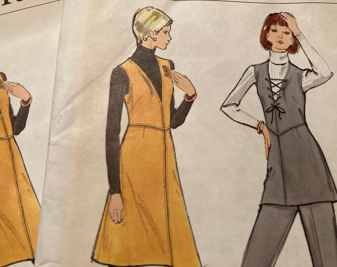 Vintage 1970s Vogue 8379 Sewing Pattern Size 10 Bust 32.5 or Size 14 ...