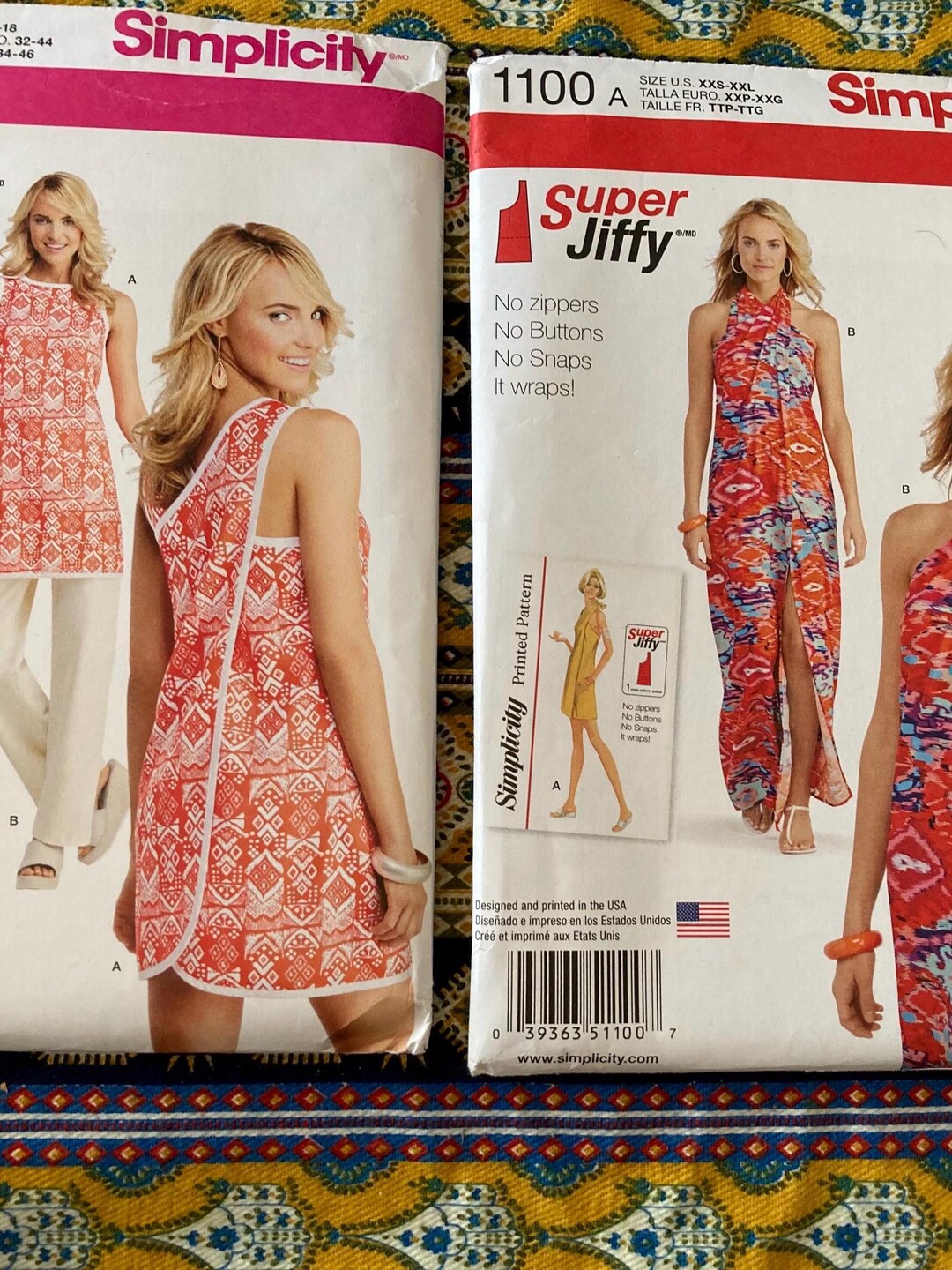 Reproduction Simplicity 1133 and 1100 Sewing Patterns Set of 2 FF - Etsy