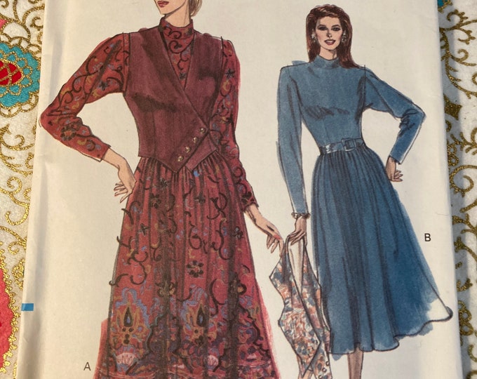 Vintage 1980s Vogue 7642 Sewing Pattern Size 12–14-16 FF - Etsy