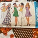 Vintage 1970 Simplicity 6979 Dress or Top Sewing Pattern Size 12 Bust ...