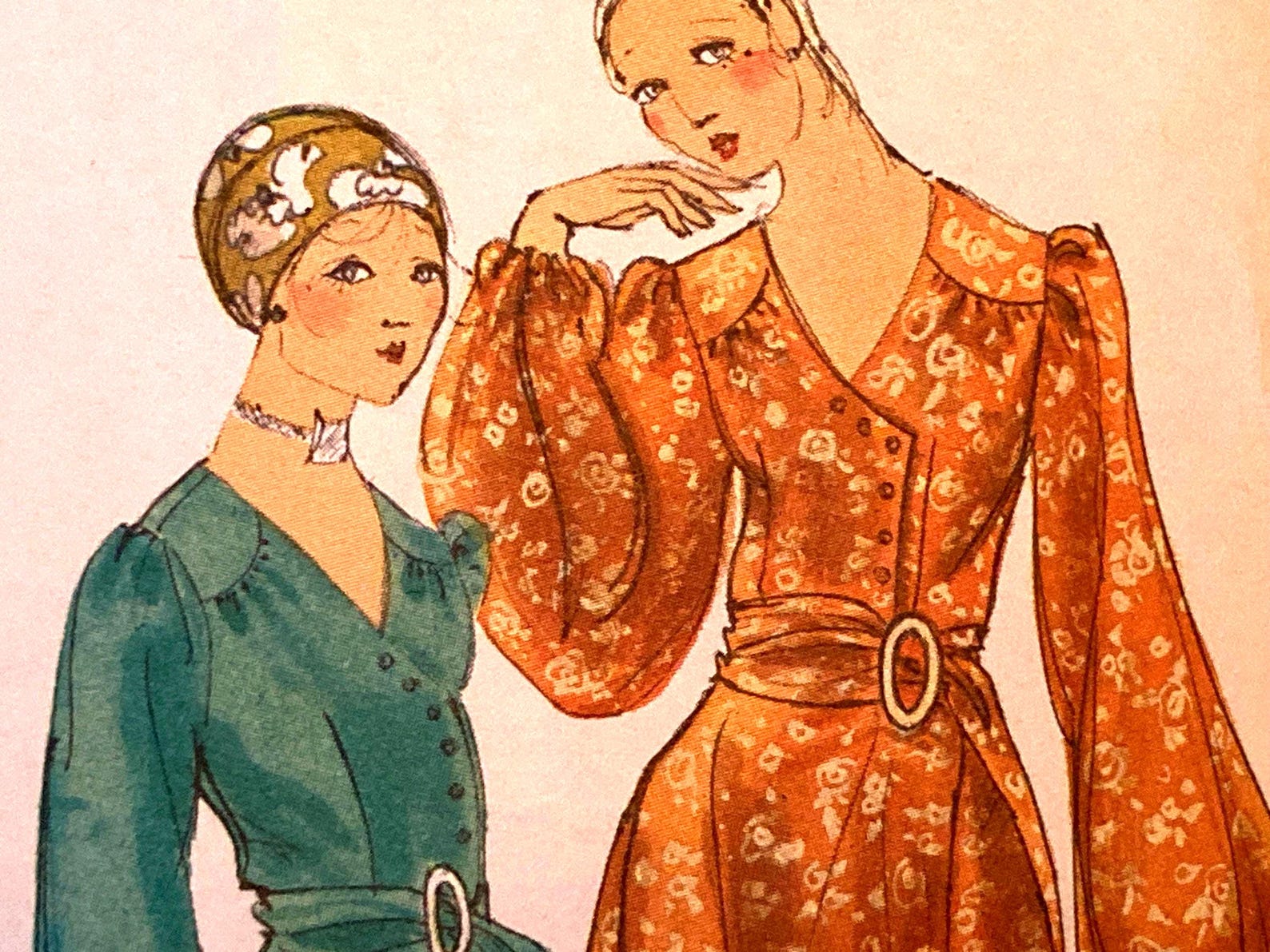 Vintage 1970s MISS VOGUE 7869 Sewing Pattern Size 12 Bust 34 - Etsy