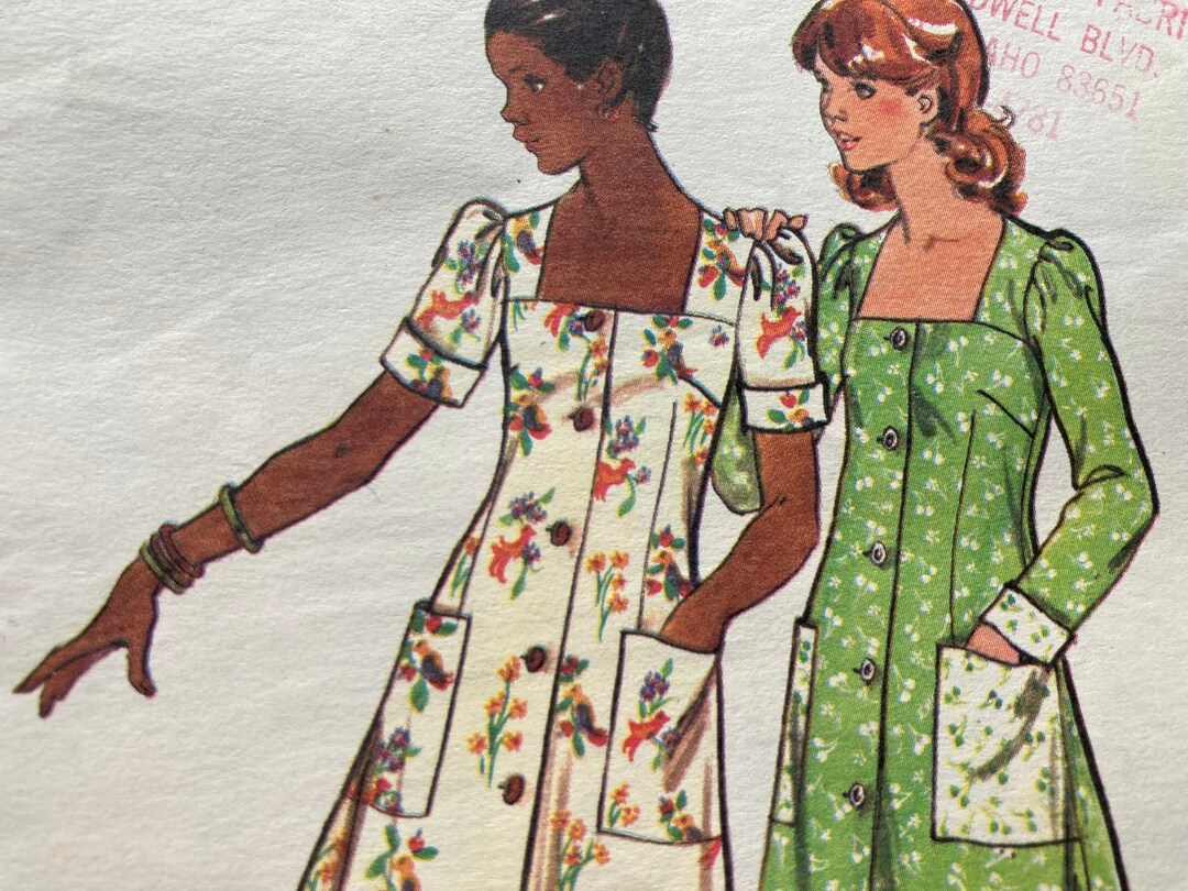 Vintage 1970's Butterick 4115 Sewing Pattern Size 12 Bust 34 or Size 14 ...