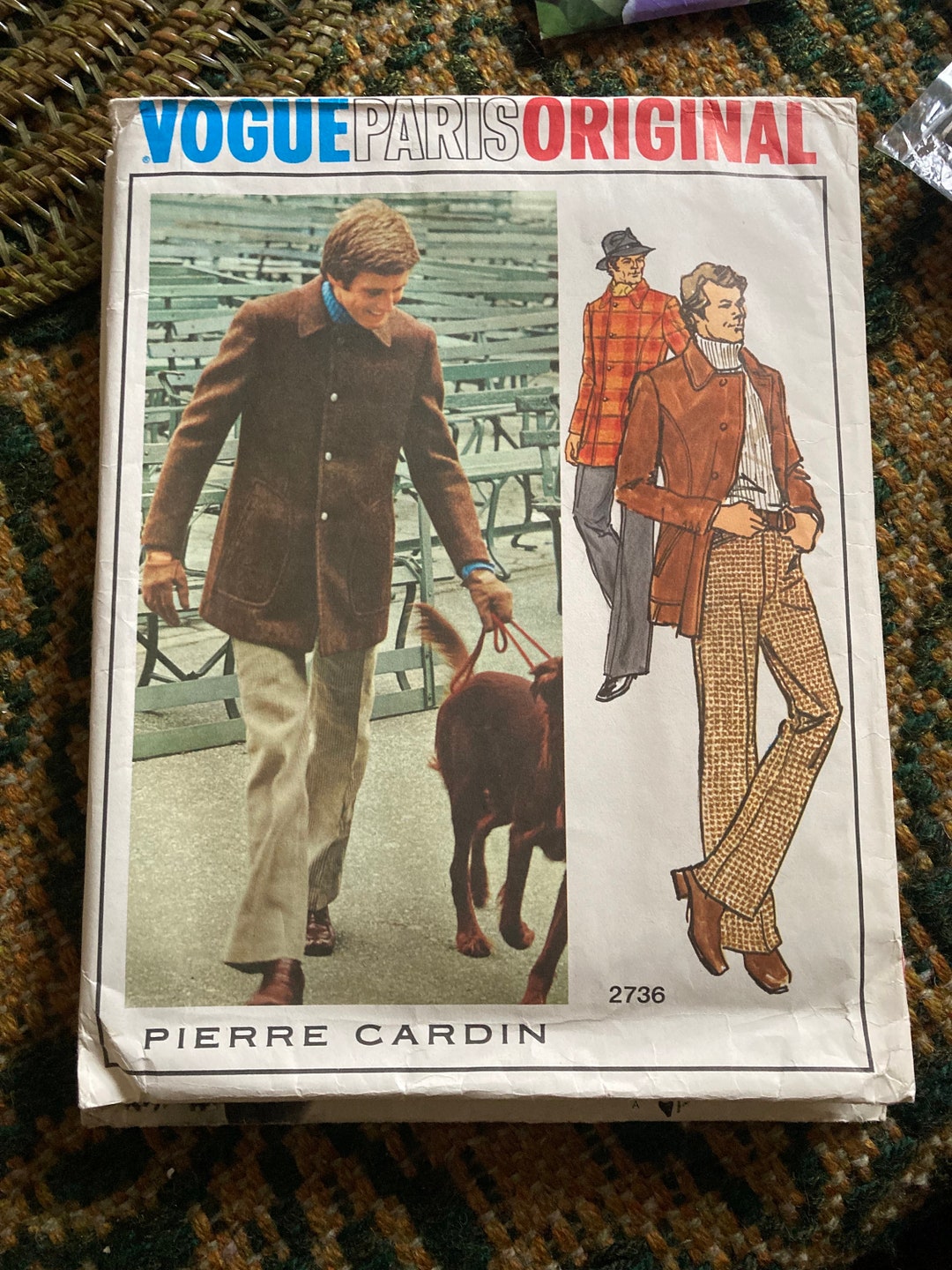 Vintage 1970's Vogue 2736 Paris Original Pierre Cardin Sewing Pattern ...