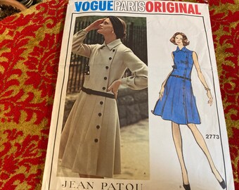 Vintage 1970s Vogue 8587 Sewing Pattern Size 10 Bust 32.5 FF - Etsy